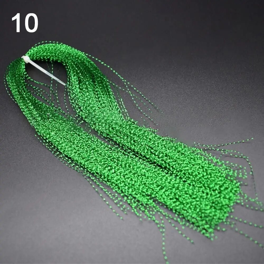 Набор материалов для вязания мушек 110 шт Зеленый, 10