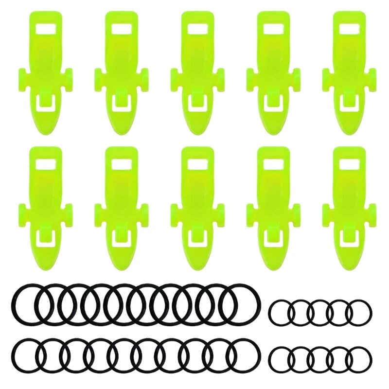 Держатели для крючков GIYO, 10 шт, ABS