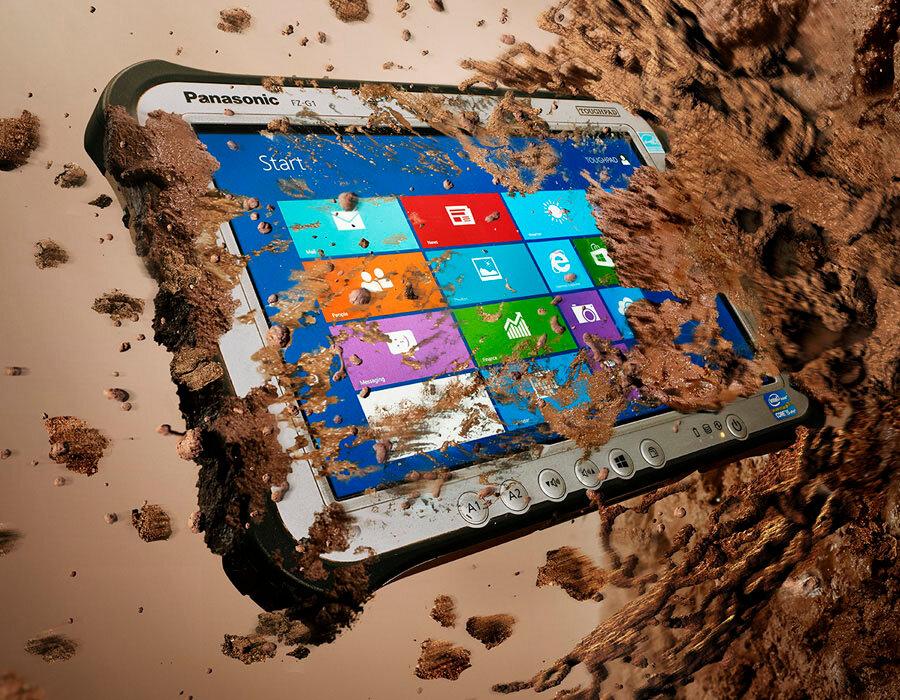 Ноутбук Panasonic FZ-G1 MK1 Core i5-3437U, Память 4ГБ, Диск 128Гб SSD, Intel HD , Экран 10" сенсорный.