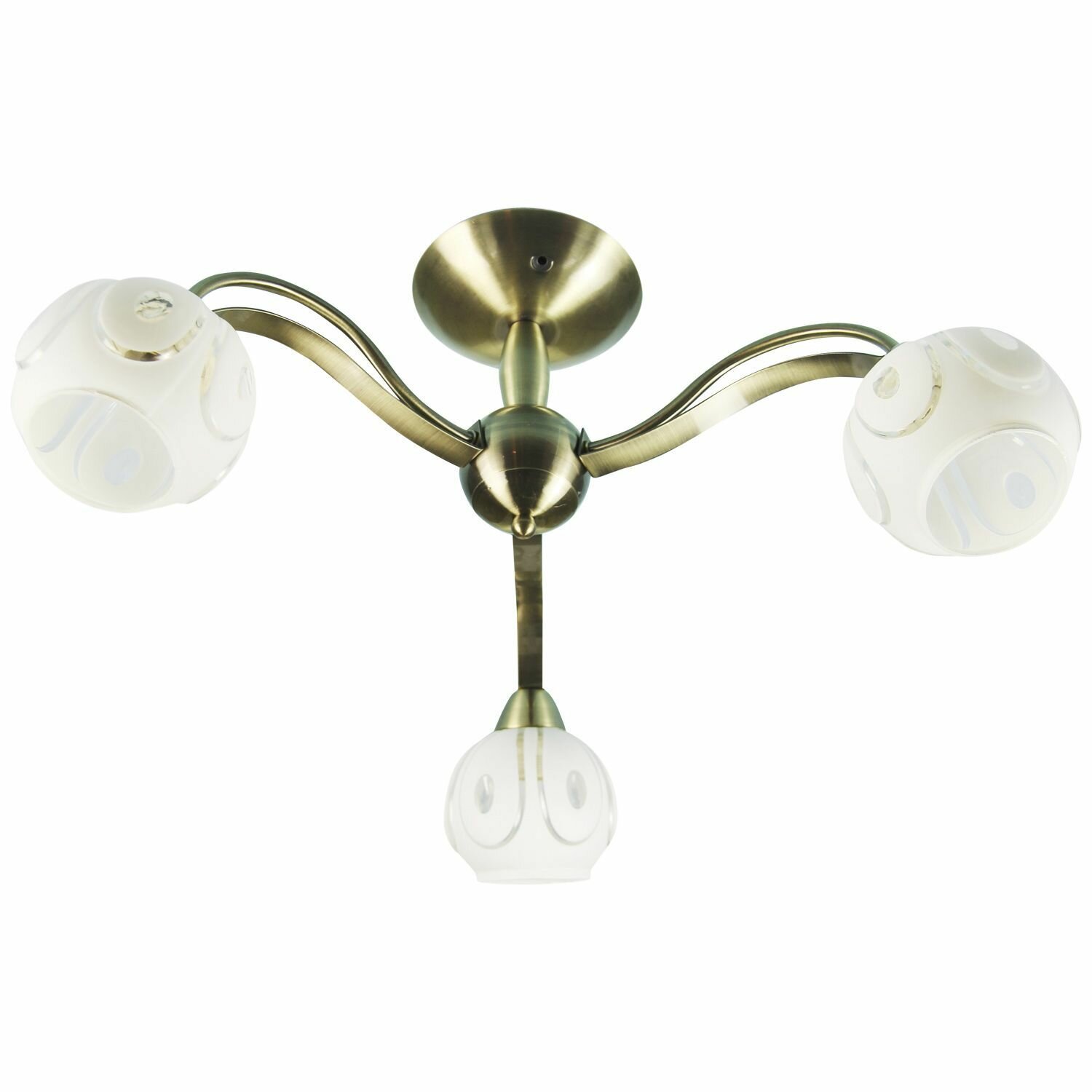 Люстра потолочная, Цвет - Бронза, CC11772/3 AB CT, Е27