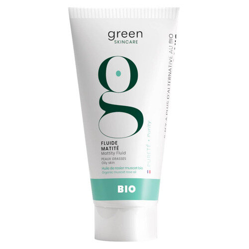 GREEN SKINCARE PURITY Матирующий флюид с кремнием и шиповником 50 мл