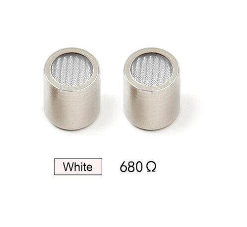 2 шт. Knowles акустический демпферный фильтр 2,08 мм для наушников White BF-1859