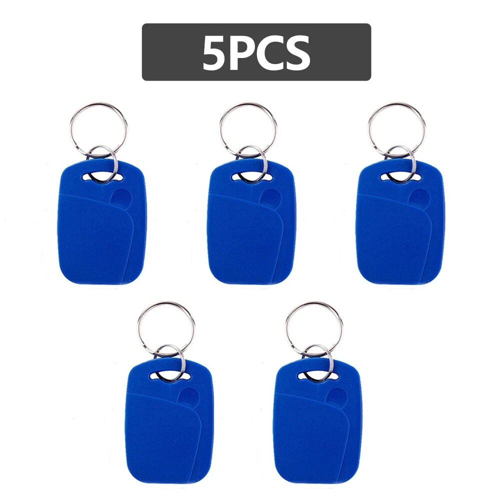 Двойной чип RFID NFC брелоки 5 шт Blue