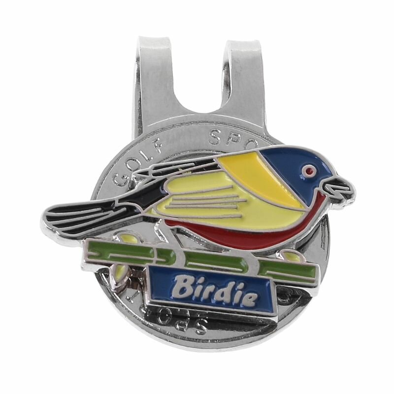 Персонализированный маркер для мяча гольфа с птицами и магнитным зажимом шляпы, аксессуары, подарок