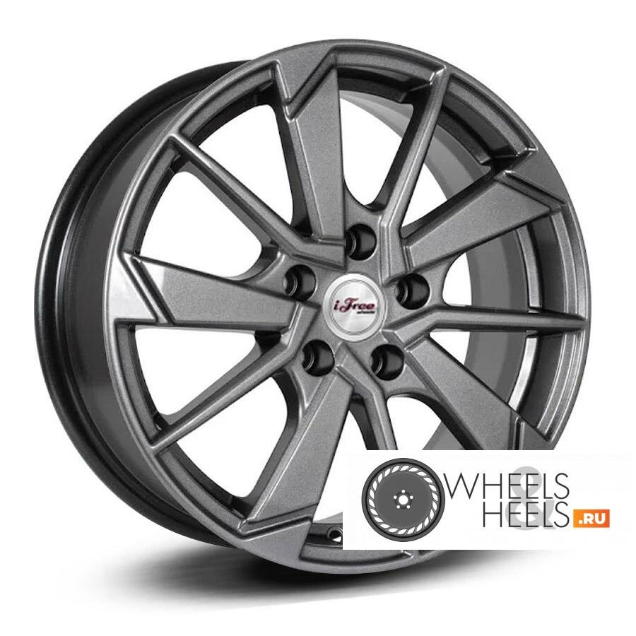 Диск автомобильный литой iFree Зиплайн 16x6.5 5x108 et33 dia60.1 Антрацитовый