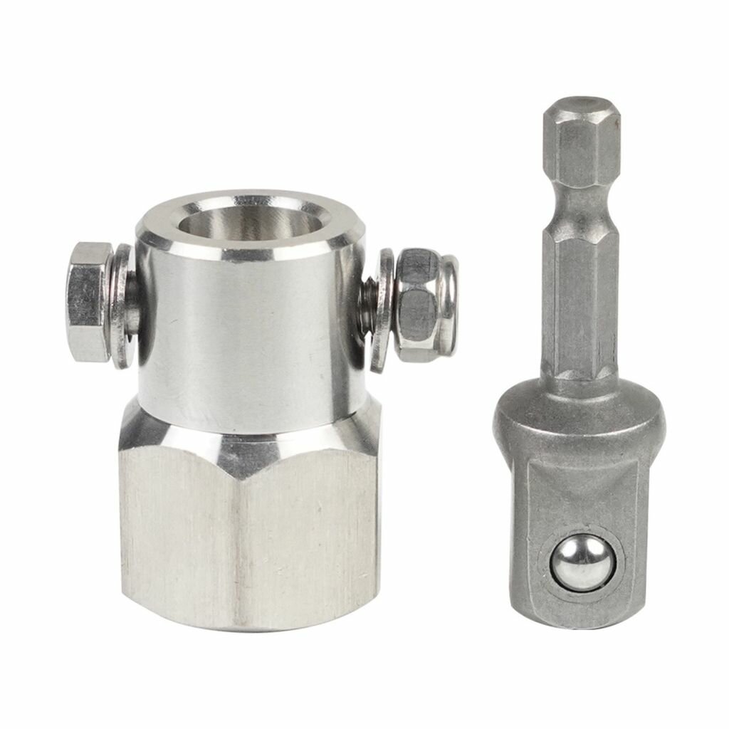 Адаптер для зарядной дрели с ручкой домкрата прицепа