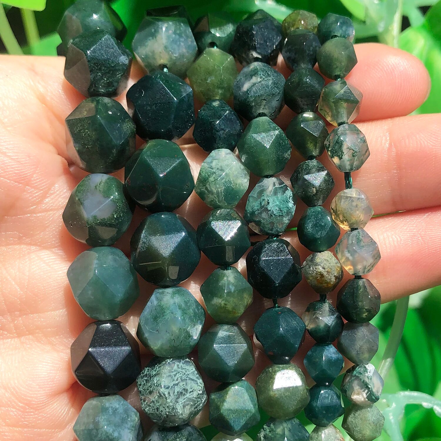 Зеленые граненые агата бусины xilitata 61 шт 6mm (approx 61pcs)