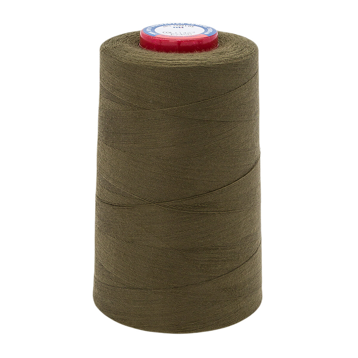 Нитки швейные №40/2, 4572 м (5000 ярдов), промышленные, mH EURON (1423 темный хаки)