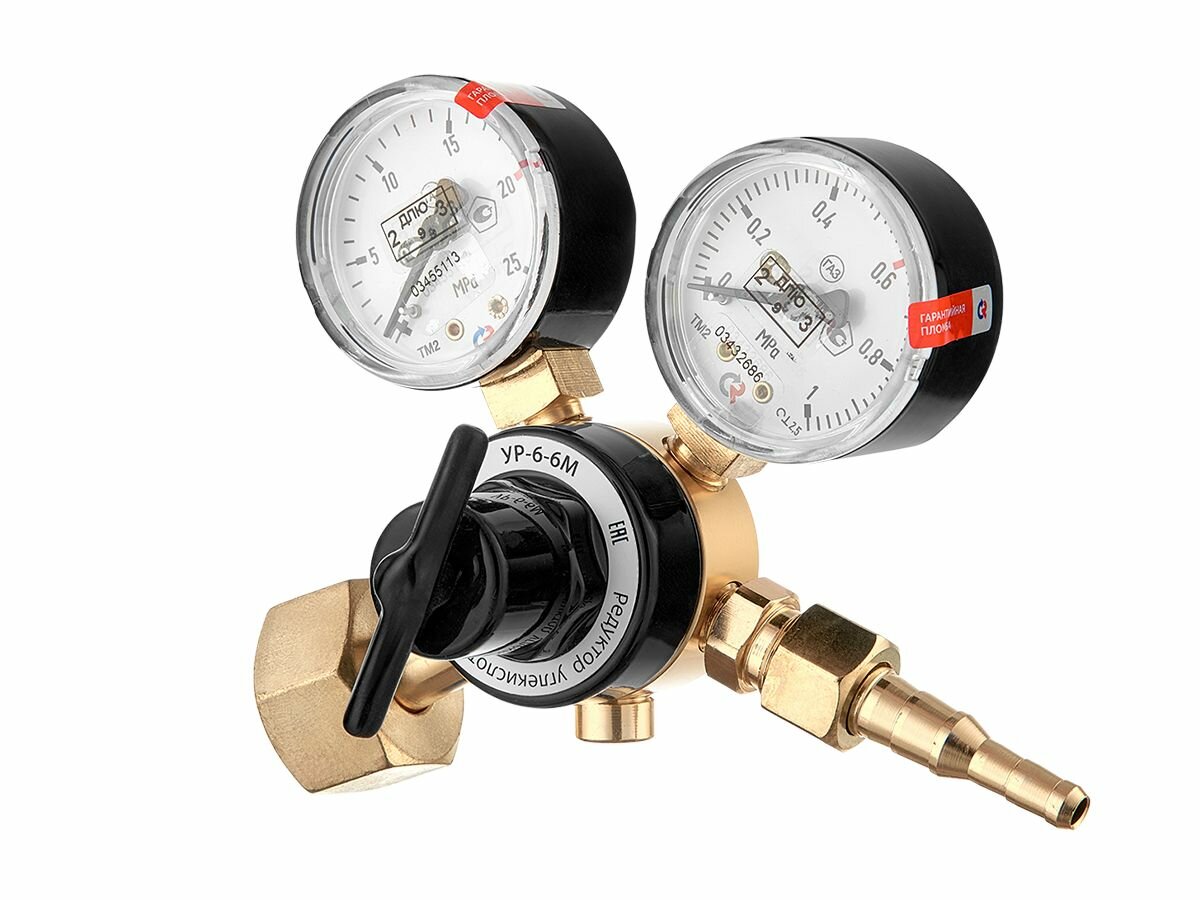 Редуктор углекислотный УР 6-6м Сварог (Манометры с поверкой)