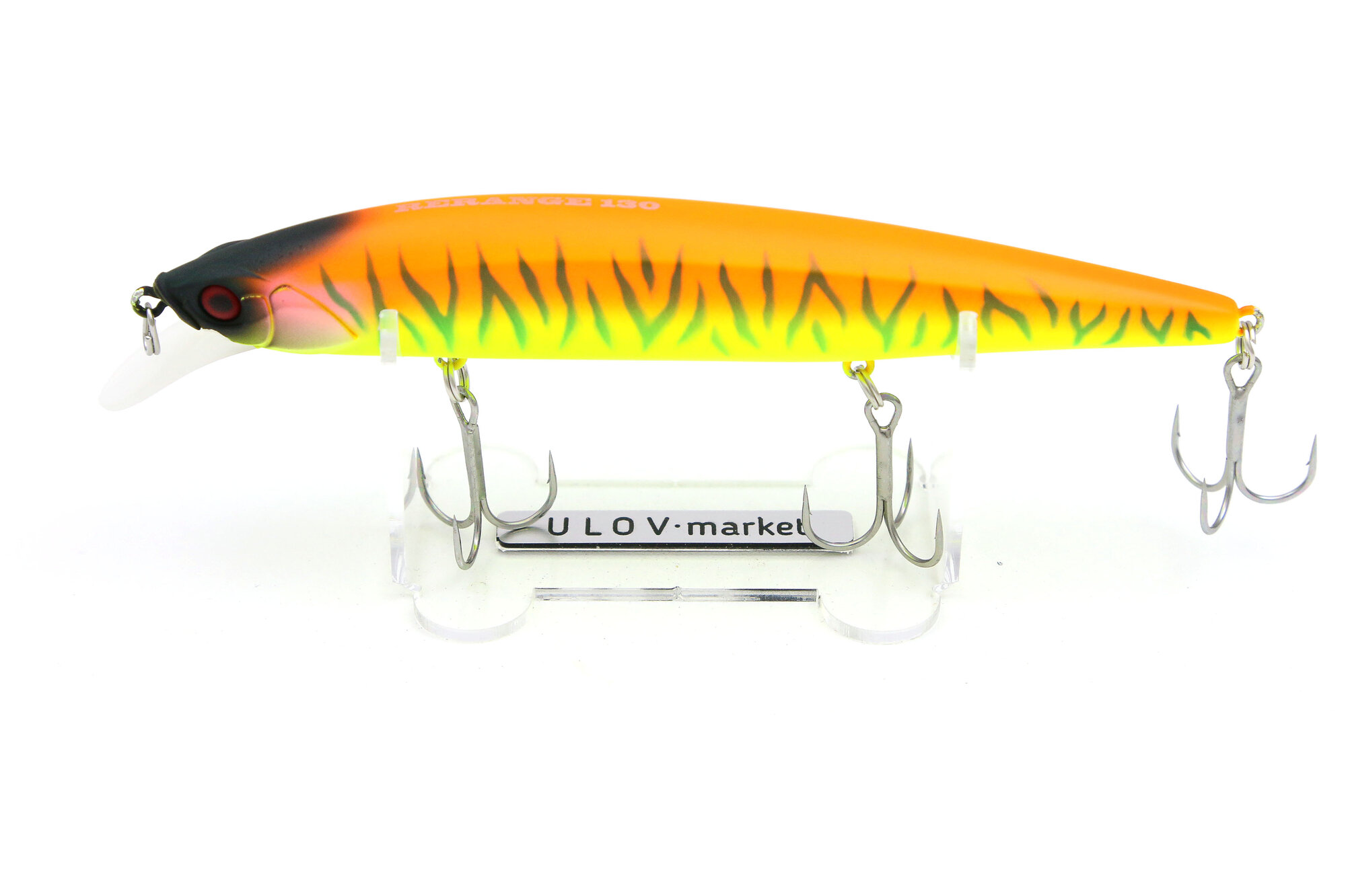 Воблер JACKALL Rerange Minnow 130SP 21.5г Загл. до 1.5м #Tropical mat tiger