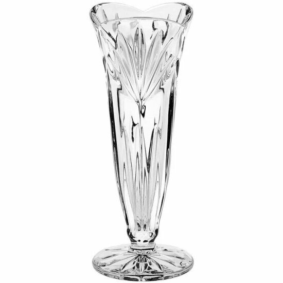Ваза Crystal Bohemia Ваза, 17 см, на ножке, хрусталь