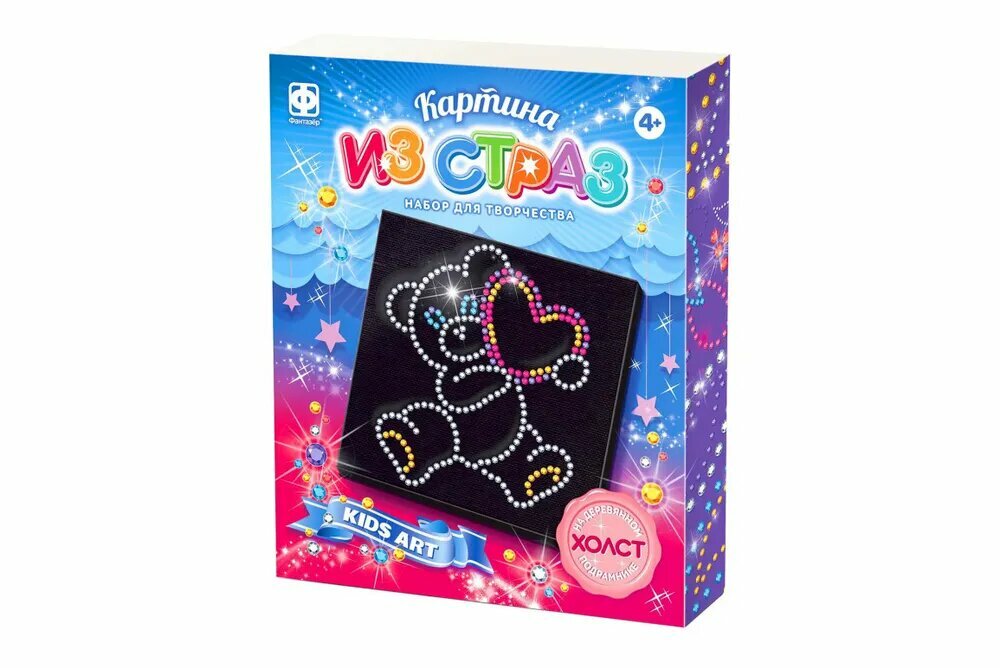 Картина из страз Мишка 257313