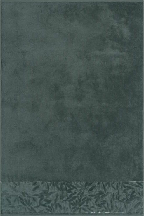 Полотенце банное пляжное Нежный (460) 70х130 с эффектом велюра Зелёно-серый 16-5807