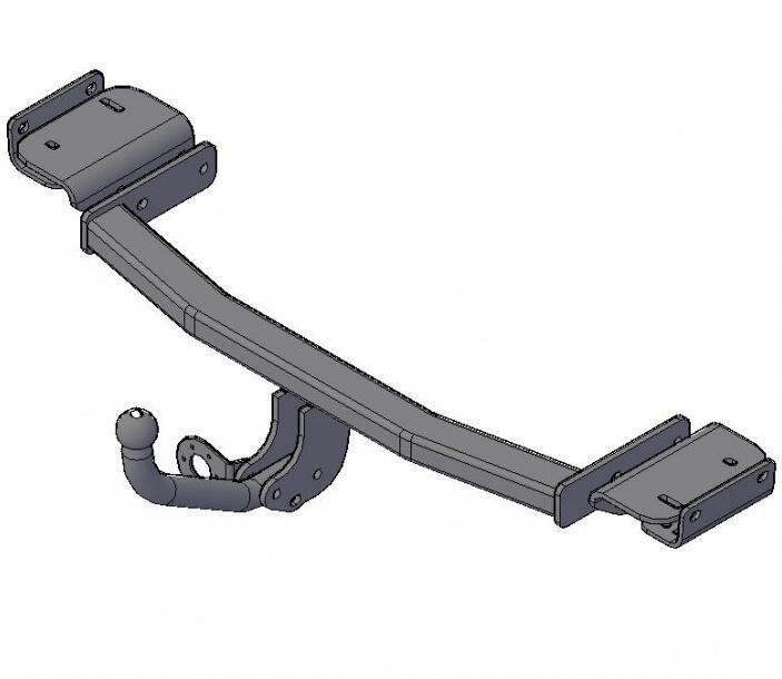 Фаркоп Hyundai ix35 2010-2015, Kia Sportage 2010-2015, условно-съемный,(без электрики) Трейлер.7312