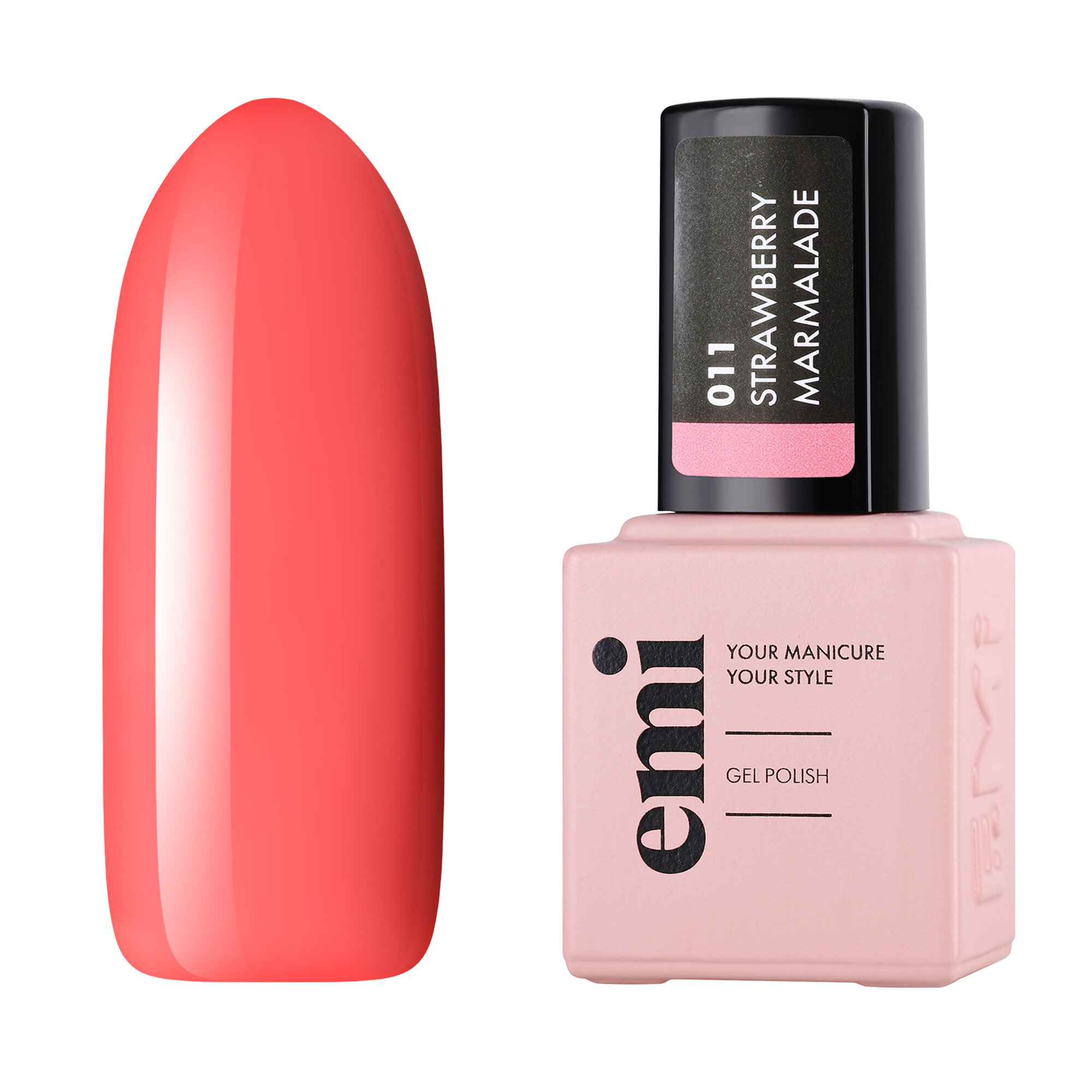 Гель-лак EMI EMILac №011, Клубничный мармелад, 9 мл