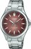 Наручные часы CASIO, красный/серебристый
