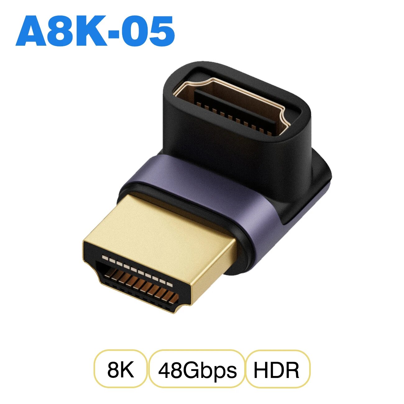 NNBILI HDMI 2.1 Кабель-адаптер Mini Micro HDMI в HDMI A8K-05