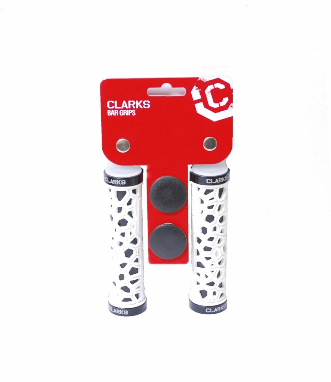 Грипсы Clarks CLO208, 130 мм. Черно-красный