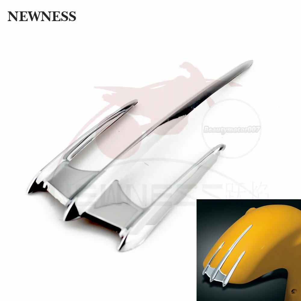 Хромированный обтекатель мотоцикла для Honda GL1800 Goldwing 1800 gold wing 1800, детали отделки gl1800 2001 2002 2006 2011, украшение, хром Fender Accent Trim