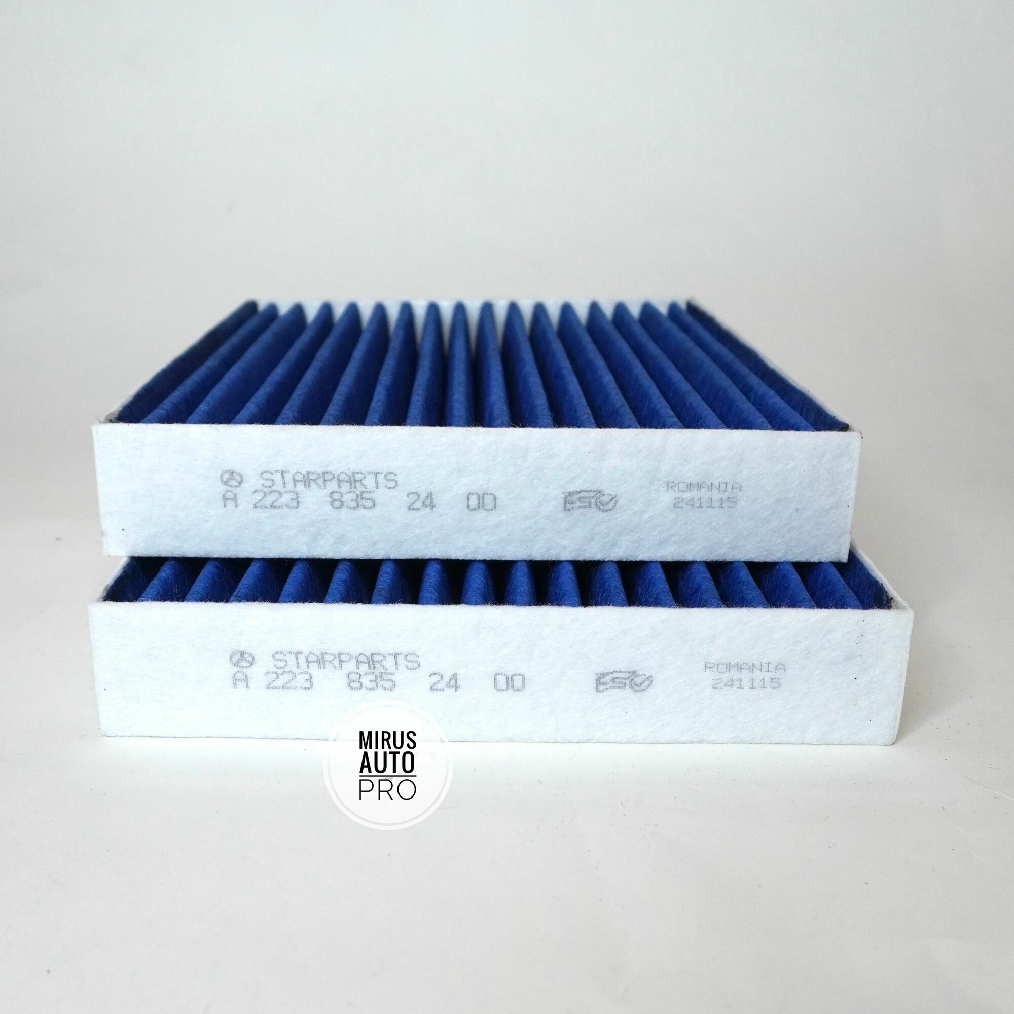 Салонный фильтр Mercedes A2238352400, угольный, для Mercedes-Benz, 2 шт.