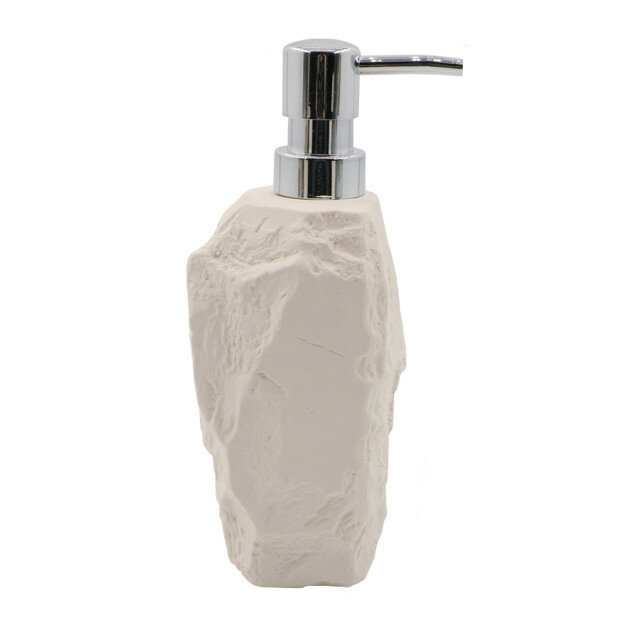 Дозатор для жидкого мыла VITARTA "Gypsum", высота 20 см, керамика, бежевый