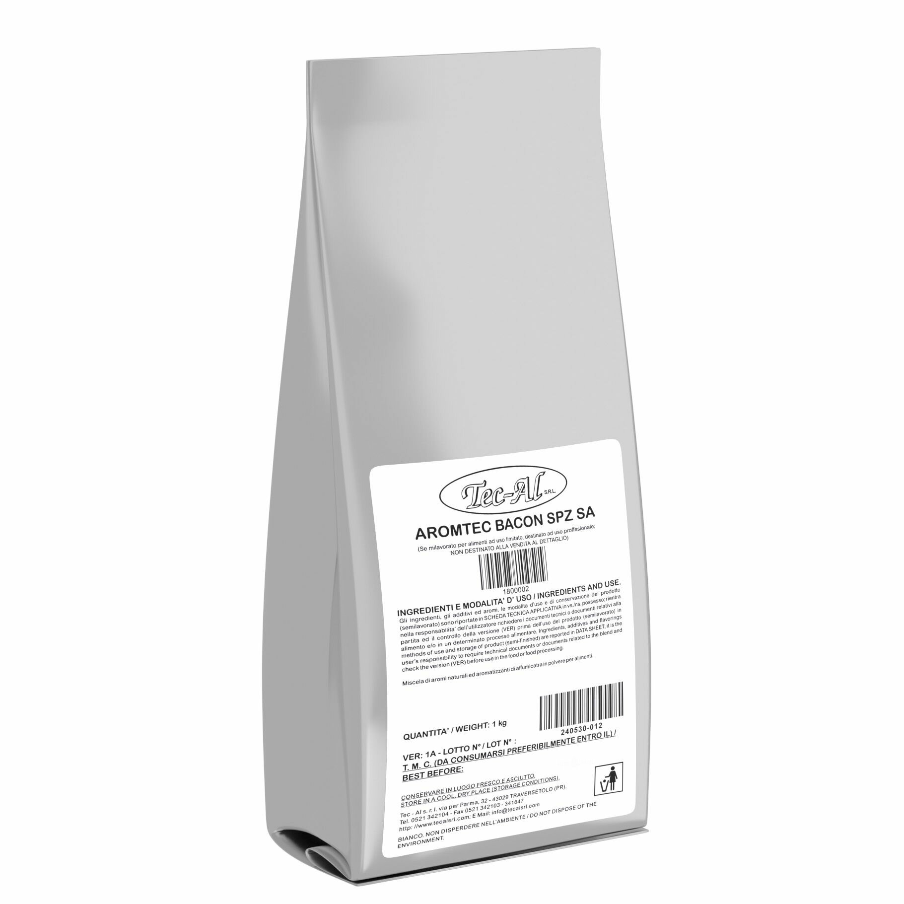 Специя-ароматизант Bacon (Бекон), 1 кг, производитель Tec-Al srl, Италия