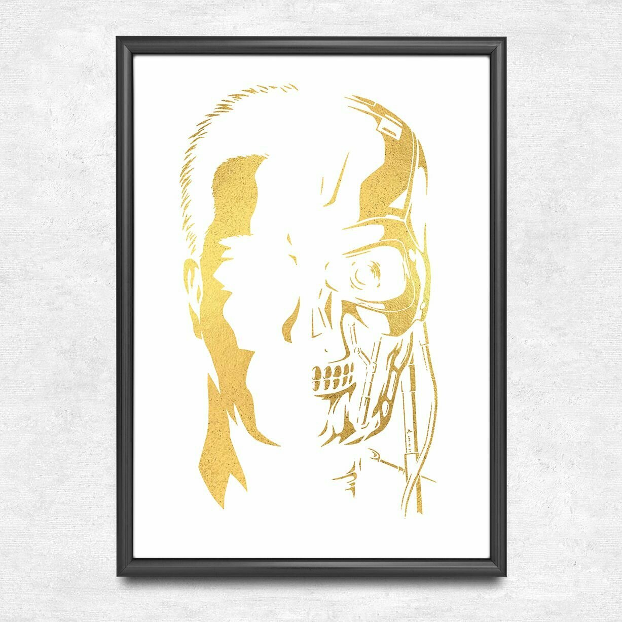 Постер по фильму Терминатор / плакат Terminator Судный день. Арнольд Шварценеггер