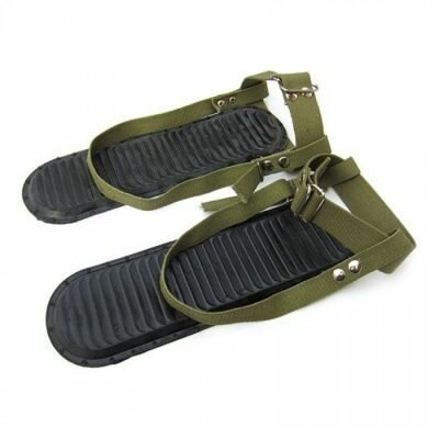 Комплект креплений для промысловых лыж с ремнями брезент