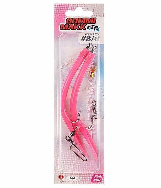 Higashi Оснастка Gummi Makk rig SB2 #06 Pink #8-0