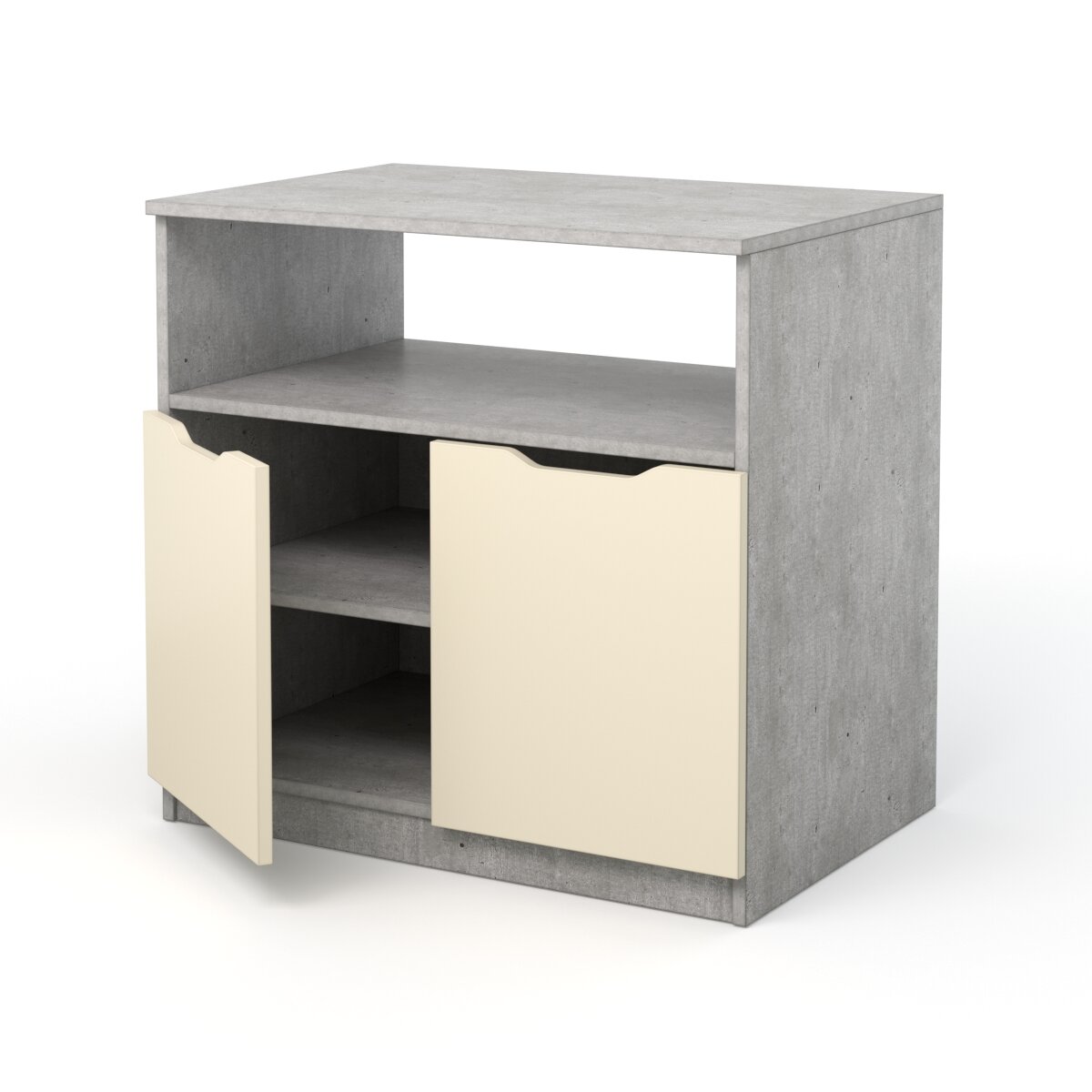 Тумба офисная, Метрополитан Грей и Крем Вайс. Производитель товара - компания Westcom.