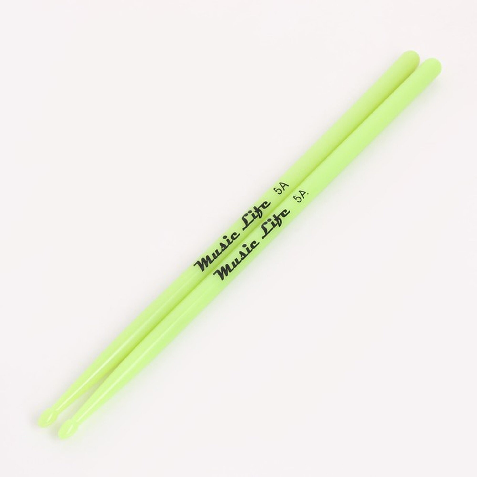 Барабанные палочки Music Life, светящиеся, для барабана, зеленые, 2 шт