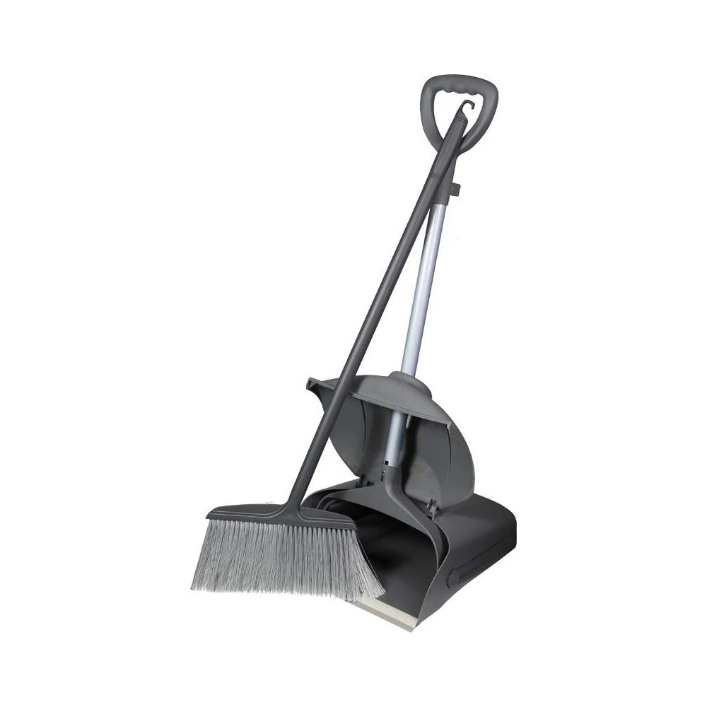 Совок-ловушка ACG с крышкой без колес + щетка серый 1022207