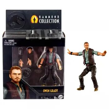 Игрушки mattel фигурки Jurassic World Hammond Collection Owen Grady Action Figure Toy With Accessories