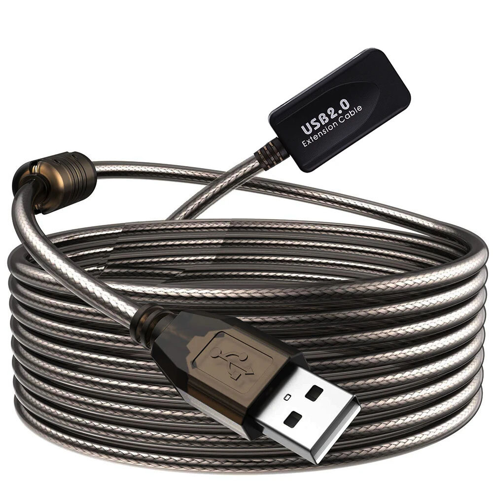 Активный удлинительный кабель USB 2.0 20M/15M/3M/5M/10M USB 2.0 удлинитель USB повторитель удлинительный кабель с усилителем USB папа-мама