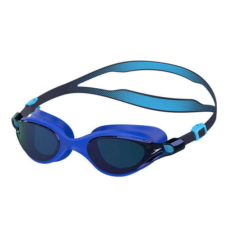 Speedo Adult Swim Goggles VClass Wide Angle High-End Imported Anti-fog Coating Goggles Unisex Blue