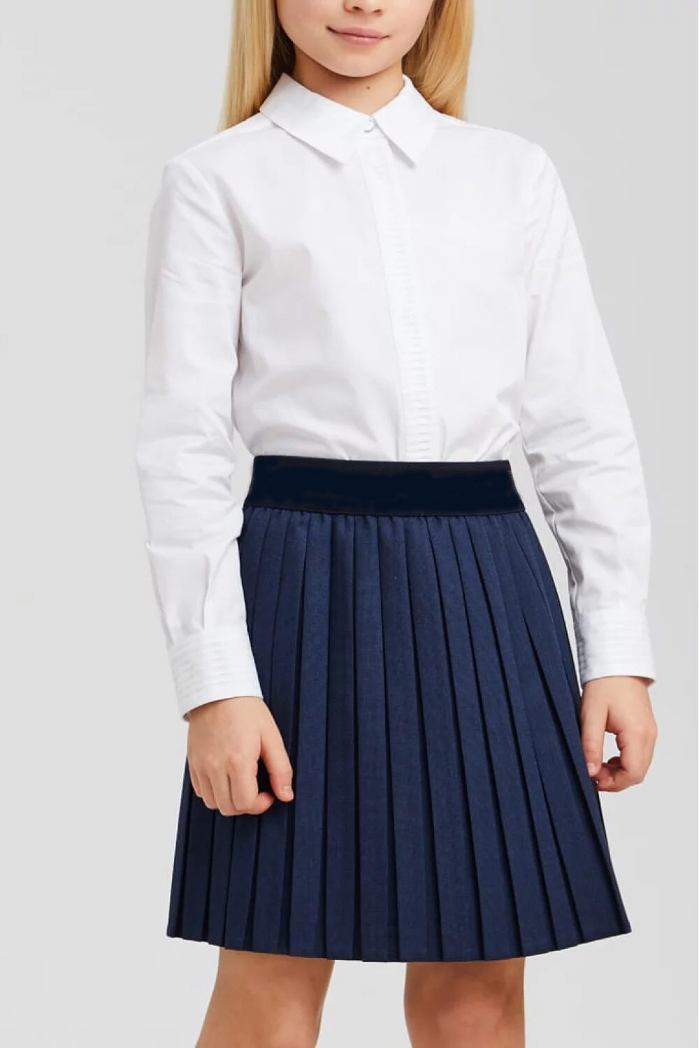 Школьная юбка плиссе