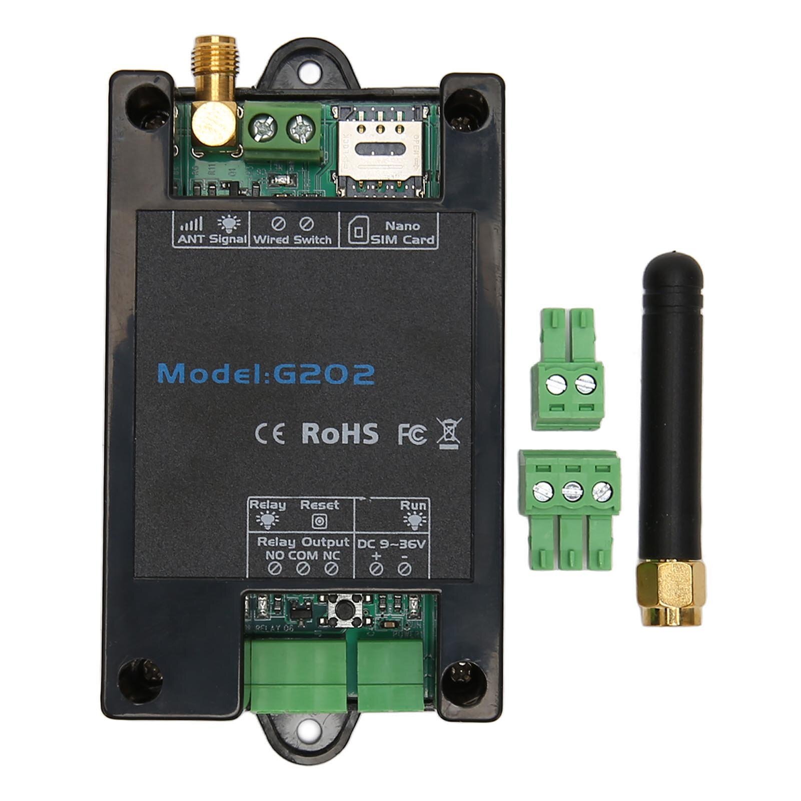 850-1900 МГц GSM контроллер дистанционного управления воротами G202 интеллектуальный контроллер доступа для открывания дверей, G202 GSM система контроля доступа к воротам