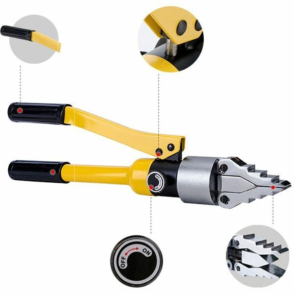 Набор инструментов "Фланцеразжиматель", для трубопроводов, гидравлический, 1 шт.