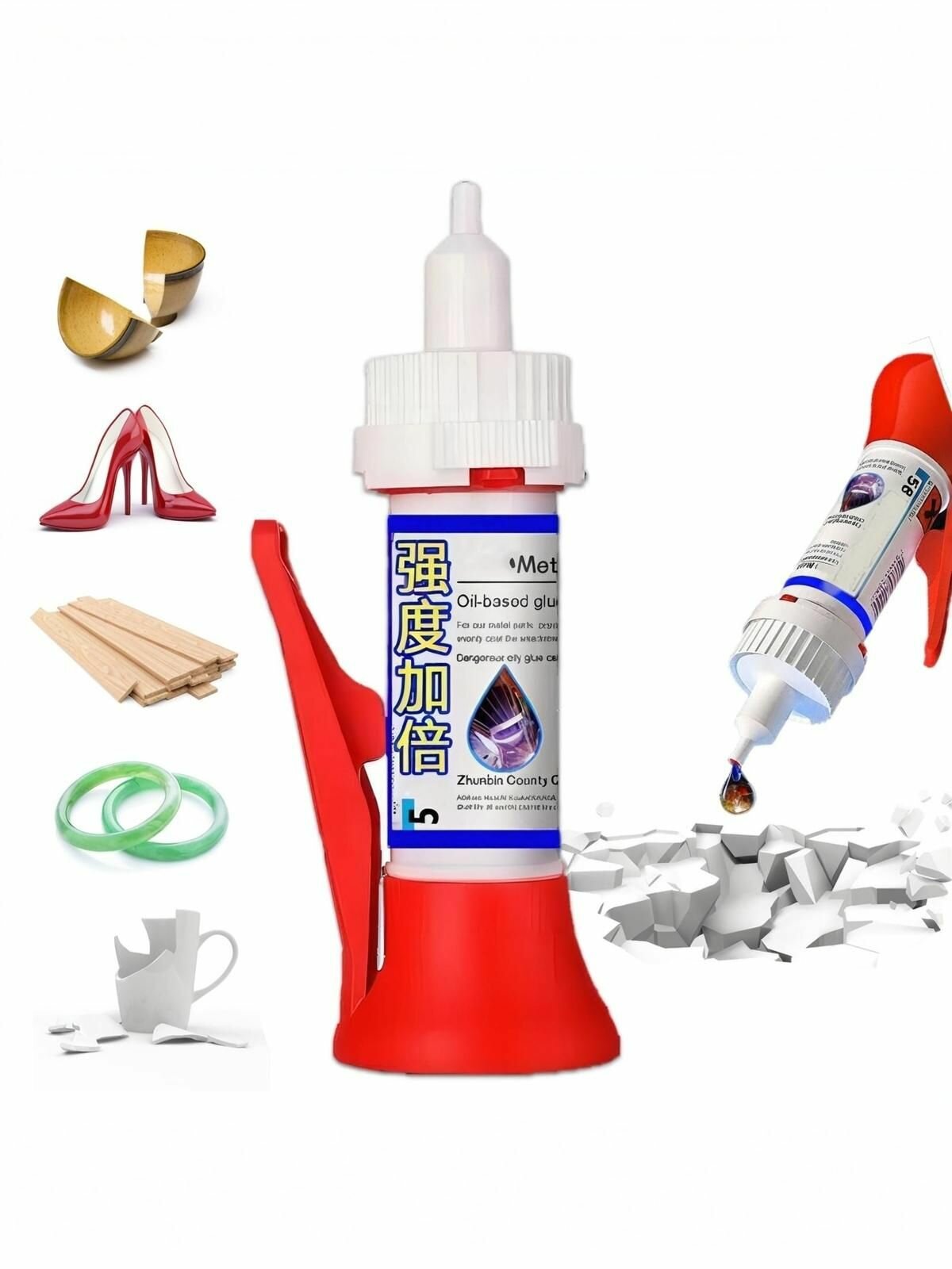 Мощный клей для пайки и ремонта многоматериальных изделий, 5210 на масляной основе