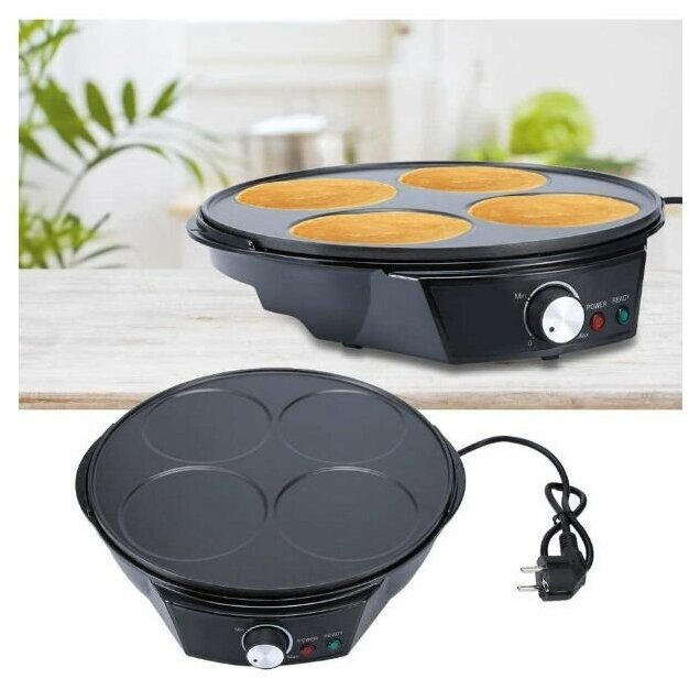 Блинница SK-1003, антипригарное покрытие, защита от перегрева