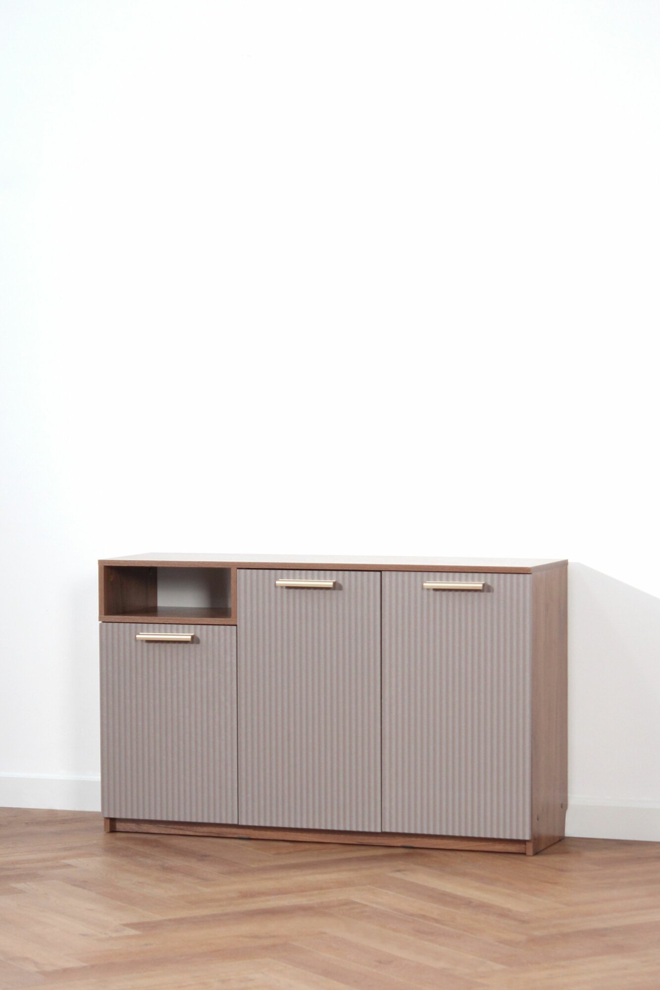 Комод 1200 Джерси Дуб табачный/Грей (Двенадцать стульев)