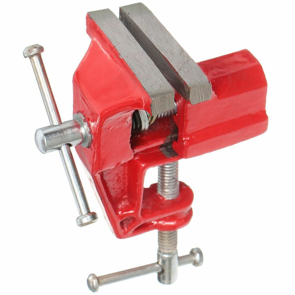 Тиски настольные РемоКолор 60 мм, модель 44-4-460, Индия, для дома и мастерской