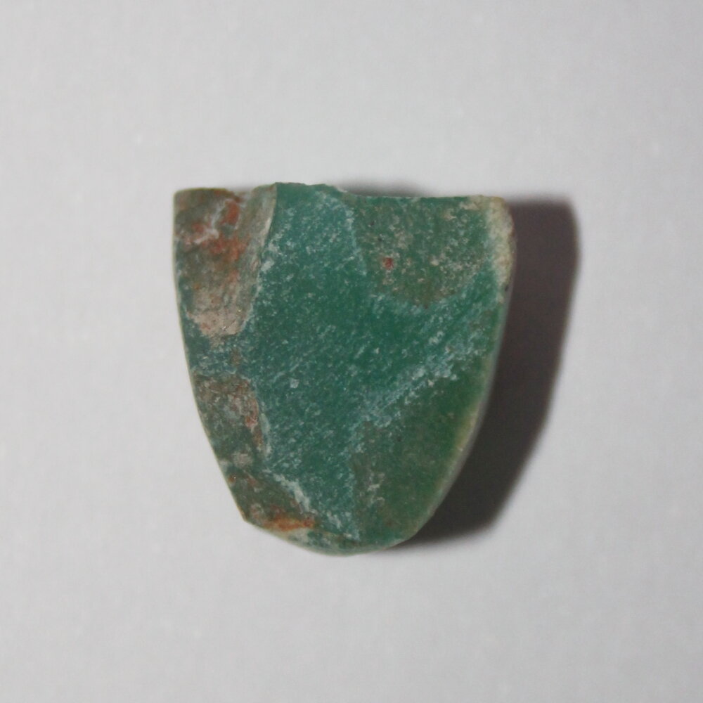 Хризопраз натуральный, коллекционный образец, Казахстан, "True Stones"