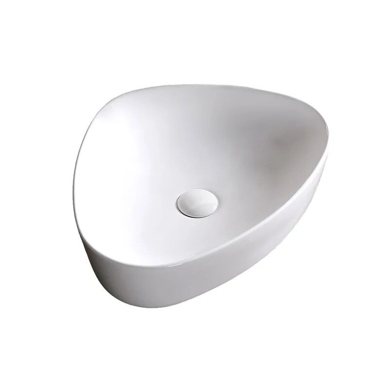 Накладная раковина Cerutti Spa CR0089 51x41 глянцевая белая /9570