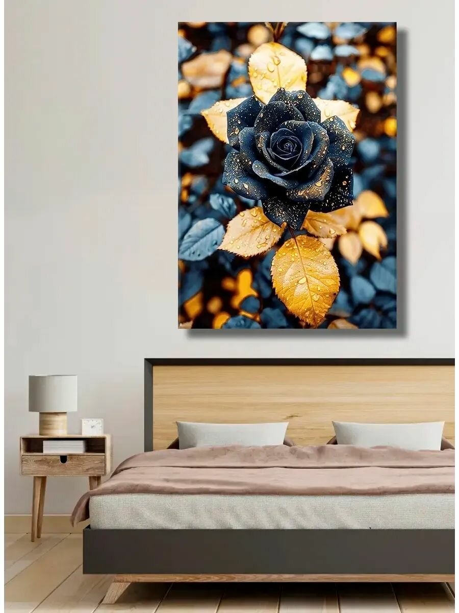 Картина "Золотая элегия", модульная 30х40см 1шт.