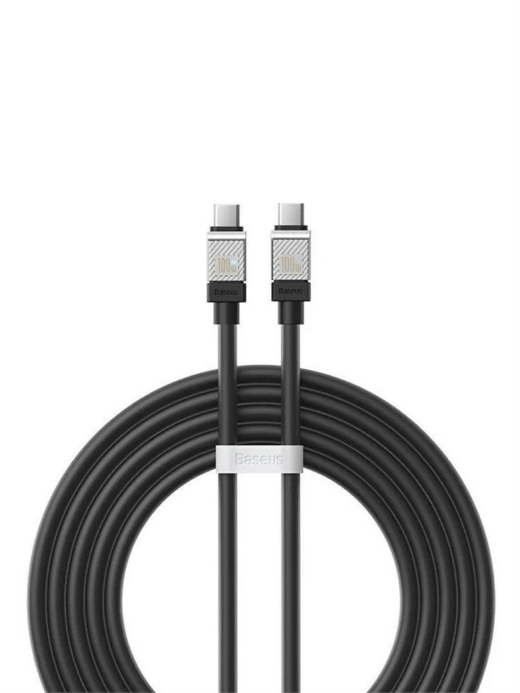 Baseus Кабель Baseus Coolplay Series Type-C - Type-C 100w 2м CAKW000301 CB000047 Черный