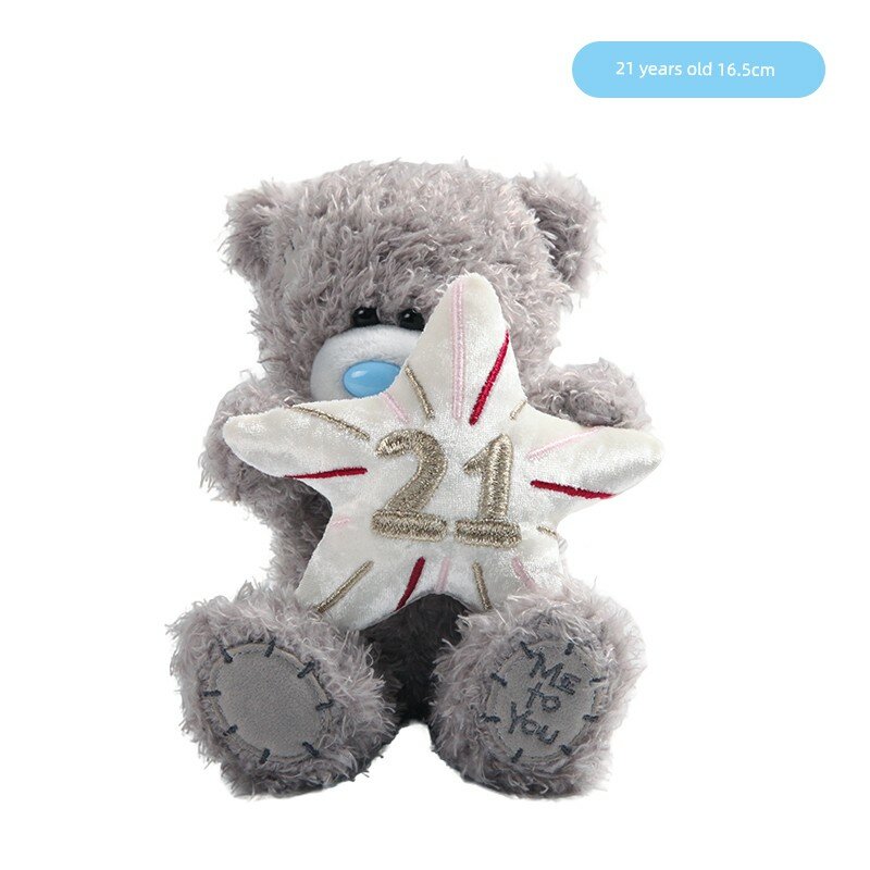 Британский плюшевый медведь MeToYou Blue Nose Patch Bear, детская успокаивающая игрушка, плюшевый медвежонок 21 Новинка