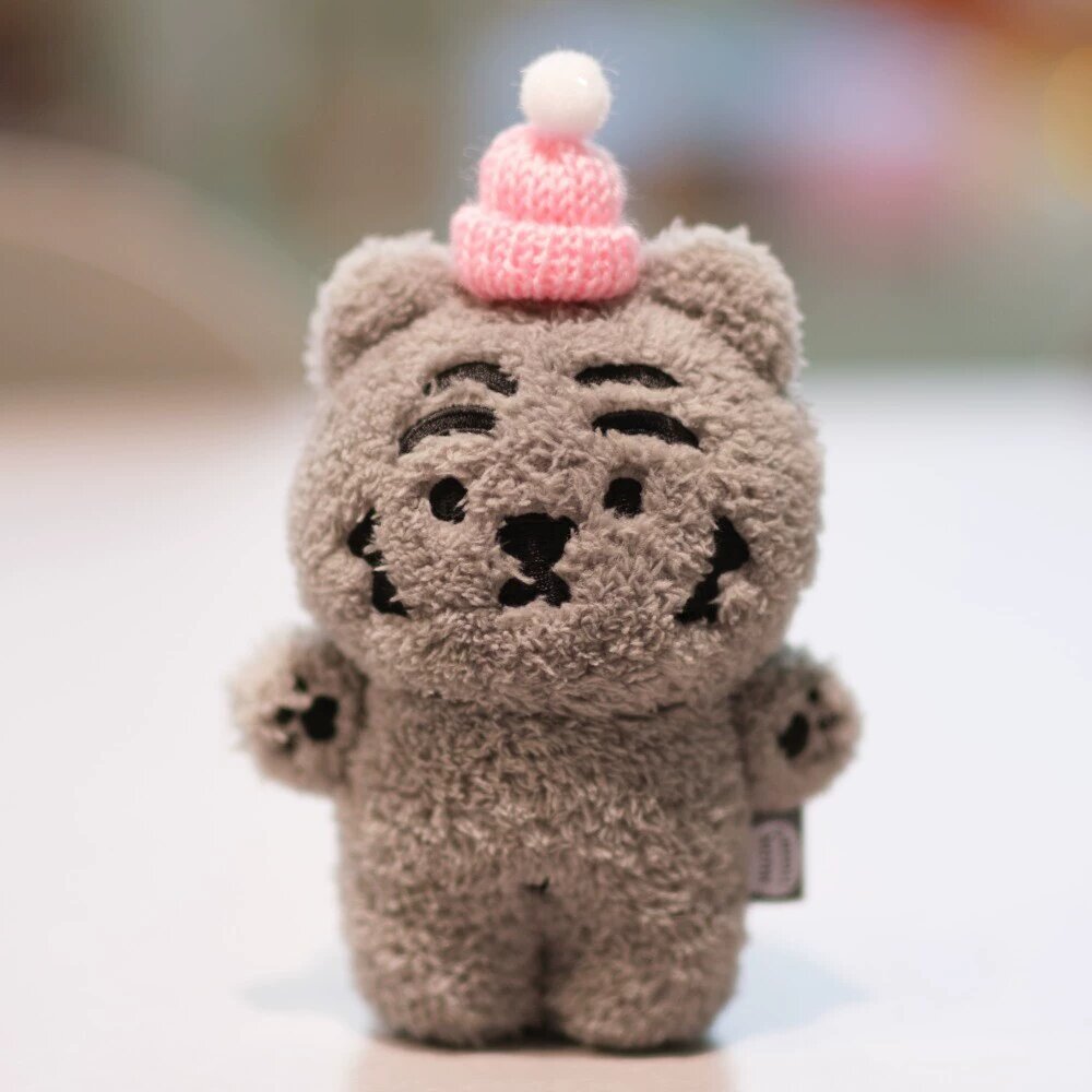 Корейская плюшевая игрушка Muziktiger: милый толстый кролик-тигр, детский ручной плюшевый кукольный сувенир black