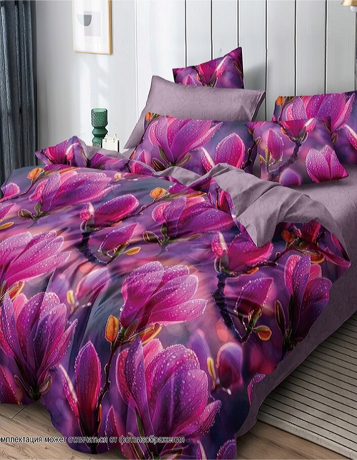 Комплект постельного белья 2 спальный Поплин