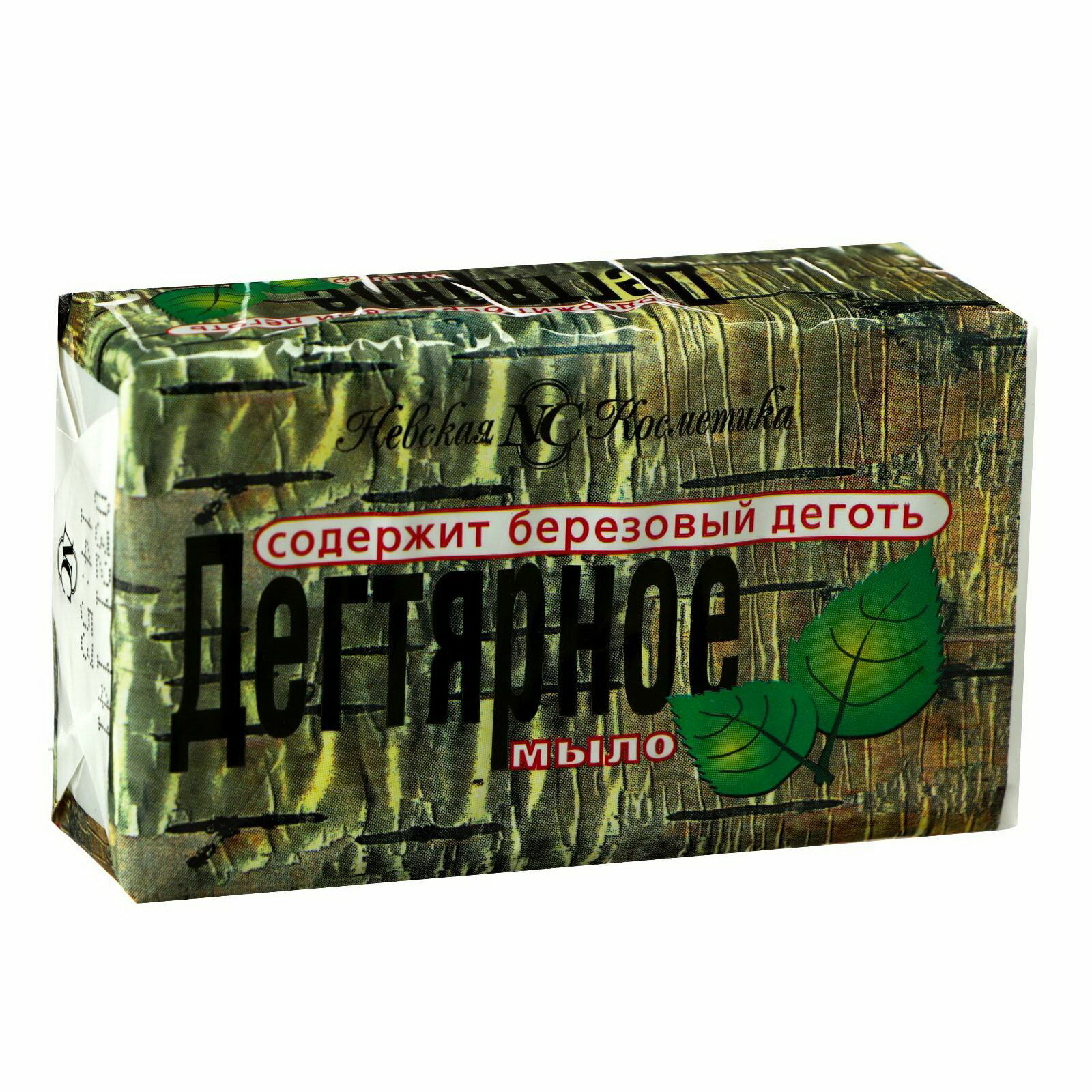 Мыло Невская Косметика "Дегтярное", 140 г, область применения: для рук, 3 шт.